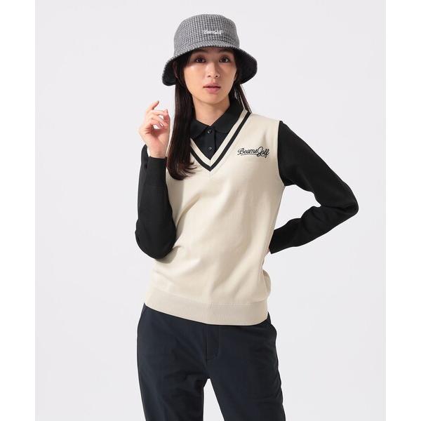 『セール実施中』ZOZO問い合わせ番号:97127878ショップ:BEAMS GOLF，ビームスゴルフブランド:BEAMS GOLF，ビームスゴルフ商品名:ORANGE LABEL / レイヤード風 ニット ポロシャツカテゴリ:トップス&g...