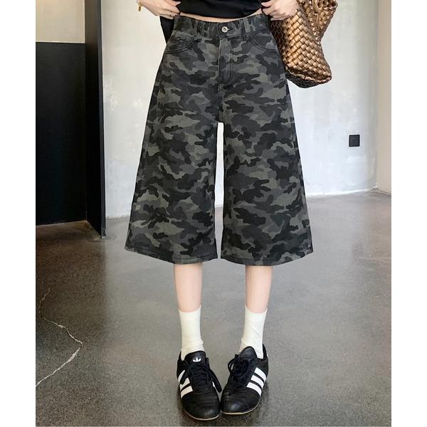 『タイムセール実施中』ZOZO問い合わせ番号:97128412ショップ:gossip！ロサンゼルス，ゴシップロサンゼルスブランド:gossip！ロサンゼルス，ゴシップロサンゼルス商品名:Y2K 迷彩柄デニムパンツカテゴリ:パンツ>デニ...