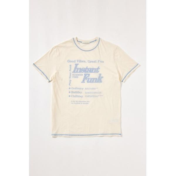 『セール実施中』ZOZO問い合わせ番号:97128489ショップ:SHEL'TTER，シェルターブランド:SHEL'TTER ORIGINAL，シェルターオリジナル商品名:【INSTANTFUNK】ステッチ Tシャツカテゴリ:トップス&gt...