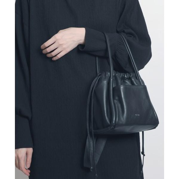 ZOZO問い合わせ番号:97159104ショップ:MAISON mou，メゾン ムーブランド:YArKA，ヤーカ商品名:【YArKA/ヤーカ】real leather square bottom drawstring 2way bag [w...