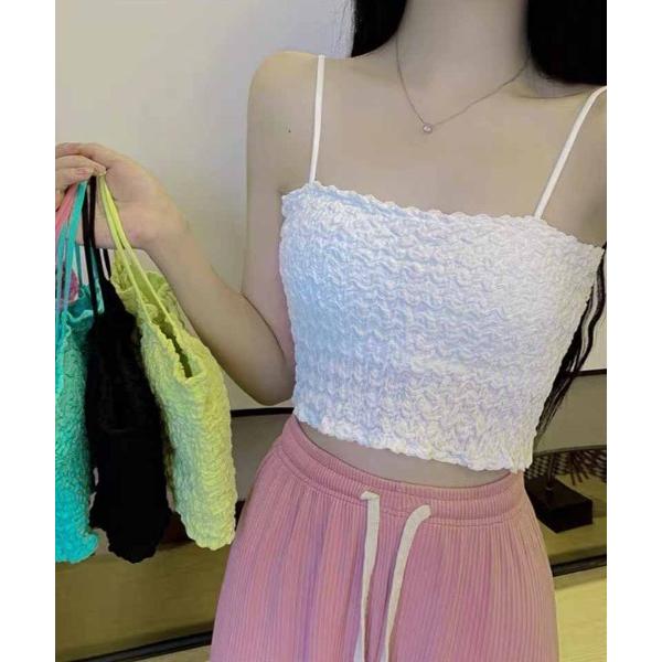 『タイムセール実施中』ZOZO問い合わせ番号:97159149ショップ:Ada.，エイダブランド:shoppinggo，ショッピングゴー商品名:キャミタンクトップ ブラ 白 黒 パット付 インナー 結婚式 見せブラトップ ブラカバーカテゴリ...