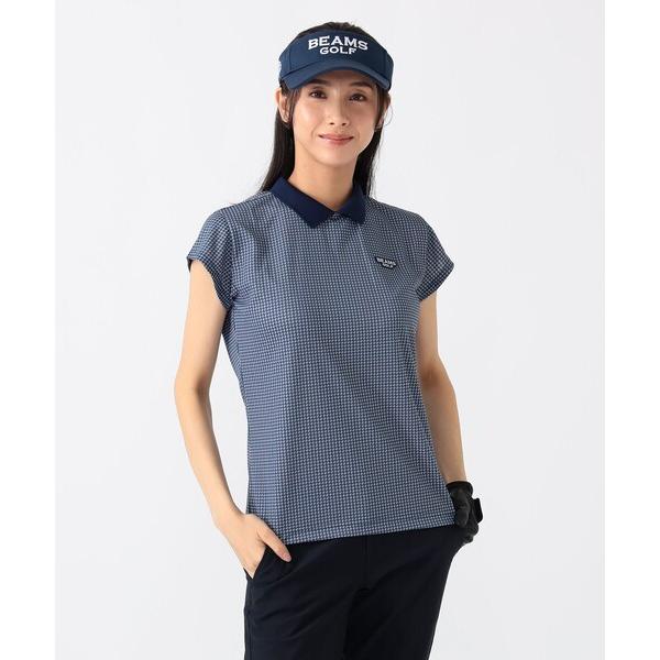 『セール実施中』ZOZO問い合わせ番号:97189316ショップ:BEAMS GOLF，ビームスゴルフブランド:BEAMS GOLF，ビームスゴルフ商品名:PURPLE LABEL / 千鳥柄 白襟 プルオーバーカテゴリ:トップス>ポ...