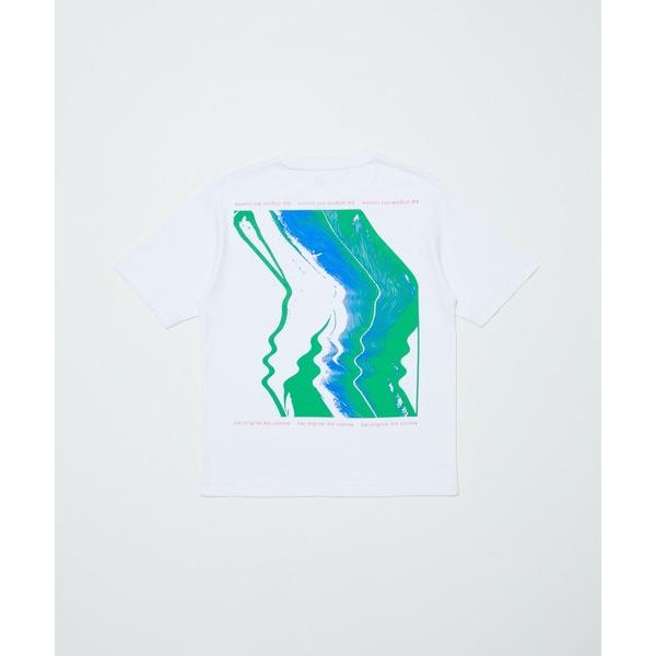 ZOZO問い合わせ番号:97189395ショップ:BAL，バルブランド:BAL，バル商品名:wave and clouds2カテゴリ:トップス>Tシャツ/カットソーブランド品番:BAL-G-487素材:COTTONカラー:ホワイト，ブ...