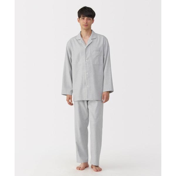 『タイムセール実施中』ZOZO問い合わせ番号:97189623ショップ:無印良品，ムジルシリョウヒンブランド:無印良品，ムジルシリョウヒン商品名:紳士　脇に縫い目のない　フランネル長袖パジャマカテゴリ:ルームウェア>ルームウェア/パジ...