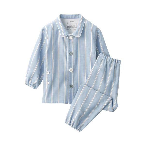 ZOZO問い合わせ番号:97189645ショップ:無印良品，ムジルシリョウヒンブランド:無印良品，ムジルシリョウヒン商品名:ベビー　脇に縫い目のない　二重ガーゼお着替えパジャマカテゴリ:ルームウェア>ルームウェア/パジャマブランド品番...