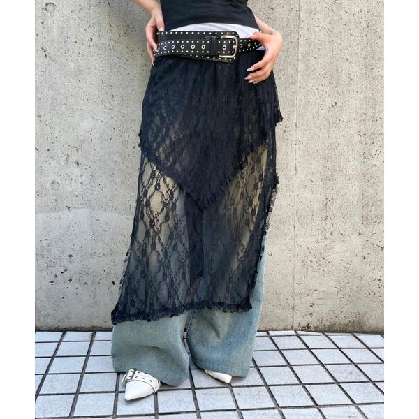 『セール実施中』ZOZO問い合わせ番号:97219853ショップ:ALAND，エーランドブランド:3.3 Field Trip ，3.3フィールドトリップ，ALAND，エーランド商品名:3.3 Field Trip／レースイレヘムレスカート...