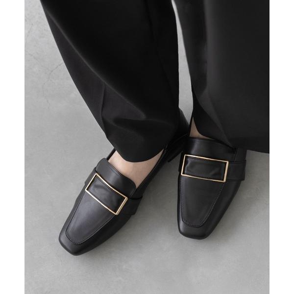 ZOZO問い合わせ番号:97219940ショップ:welleg from outletshoes，ウェレッグフロムアウトレットシューズブランド:welleg，ウェレッグ，menue，メヌエ商品名:ゴールド センターバックル ローファーカテゴ...