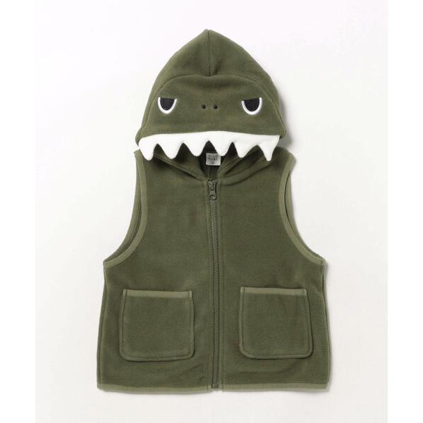 『タイムセール実施中』ZOZO問い合わせ番号:97220200ショップ:MAZEMAZE，マゼマゼブランド:nicohrat，ニコフラート商品名:ニコフラート 恐竜　フリースベストカテゴリ:ジャケット/アウター>ダウンベストブランド品...