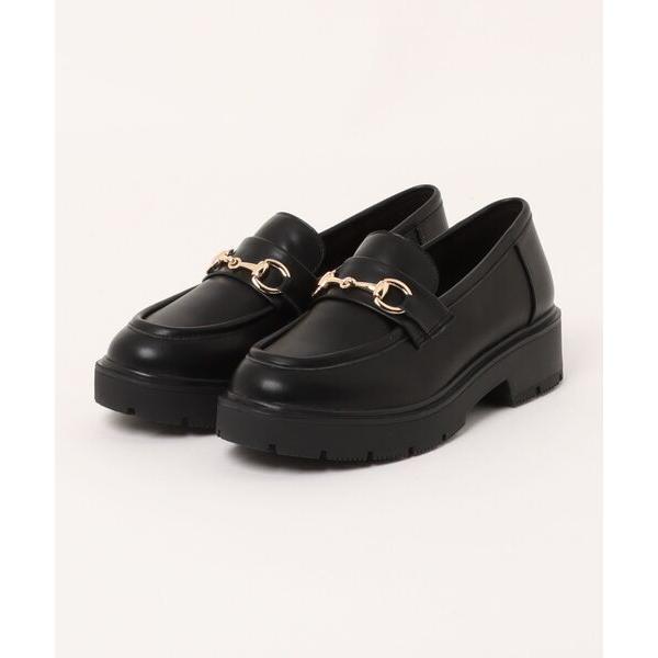 ZOZO問い合わせ番号:97220334ショップ:ASBee，アスビーブランド:HEAL ME，ヒールミー，ASBee，アスビー商品名:heal me ヒールミー レディース ビット付き厚底ソフトローファー【幅広3E/滑りにくい】マニッシュ...