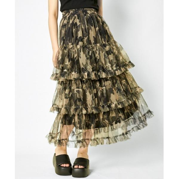 『タイムセール実施中』ZOZO問い合わせ番号:97220822ショップ:DIAVEL，ディアベルブランド:GORGE，ゴージ，DIAVEL，ディアベル商品名:《ふんわりチュール×ティアード》レディース ロングスカート 軽やかシルエット 春夏...