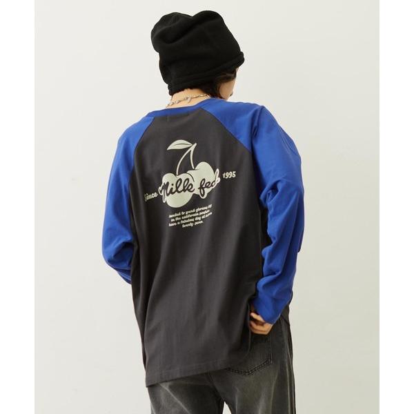 『セール実施中』ZOZO問い合わせ番号:97221195ショップ:MILKFED.，ミルクフェドブランド:MILKFED.，ミルクフェド商品名:CHERRY FLOCK PRINT B/B TEEカテゴリ:トップス>Tシャツ/カットソ...