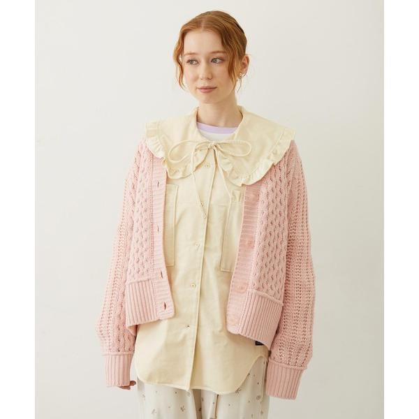 『タイムセール実施中』ZOZO問い合わせ番号:97221273ショップ:MILKFED.，ミルクフェドブランド:MILKFED.，ミルクフェド商品名:CABLE KNIT CARDIGANカテゴリ:トップス>カーディガン/ボレロブラン...