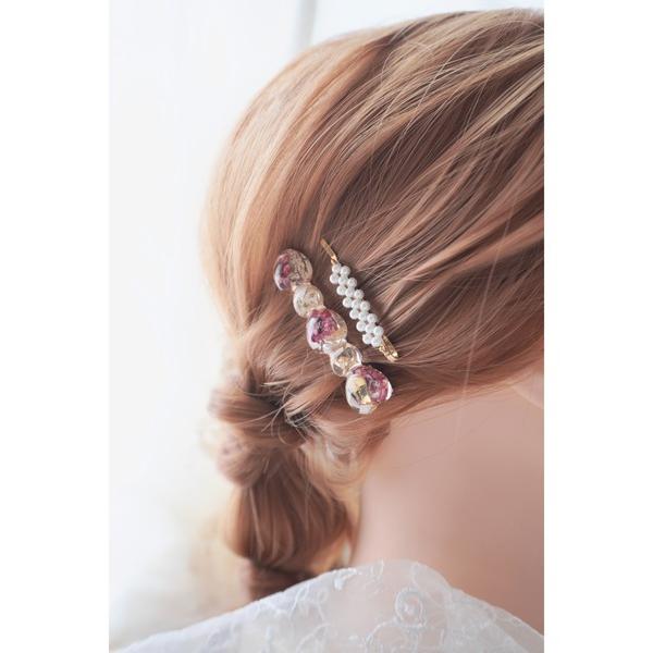 ZOZO問い合わせ番号:97221654ショップ:TONE，トーンブランド:tone，トーン商品名:【ime】ハートヘアクリップ/パール編みヘアピン　2点セット(MA)カテゴリ:ヘアアクセサリー>ヘアピンブランド品番:ime-096素...