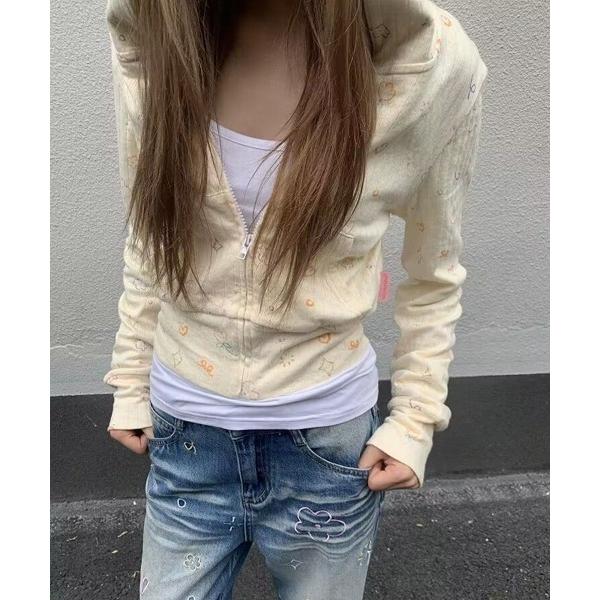 『タイムセール実施中』ZOZO問い合わせ番号:97221767ショップ:Ressaca，レサーカブランド:Ressaca，レサーカ商品名:ショート丈フローラルプリントパーカーカテゴリ:トップス>パーカーブランド品番:15072素材:ポ...