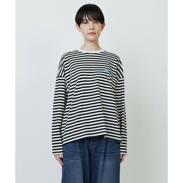 ZOZO問い合わせ番号:97222018ショップ:FRAPBOIS，フラボアブランド:FRAPBOIS，フラボア商品名:［ブルー：秋祭り2025限定カラー］パークボーダーL/STカテゴリ:トップス>Tシャツ/カットソーブランド品番:B...