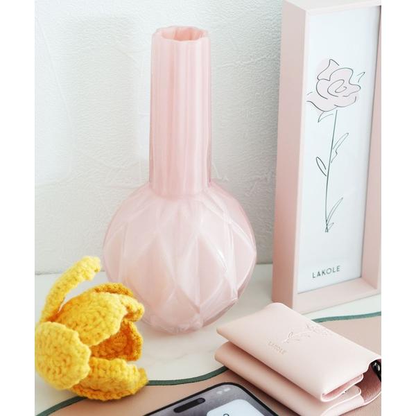 『タイムセール実施中』ZOZO問い合わせ番号:97253716ショップ:LAKOLE，ラコレブランド:LAKOLE，ラコレ商品名:ミルキーフラワーベースRD / 570837カテゴリ:インテリア>フラワーベースブランド品番:57083...