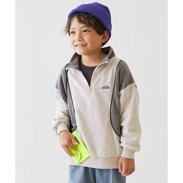 『タイムセール実施中』ZOZO問い合わせ番号:97254105ショップ:devirock，デビロックブランド:devirock，デビロック商品名:ハーフジップ 切り替えトレーナーカテゴリ:トップス>スウェットブランド品番:1UTP19...