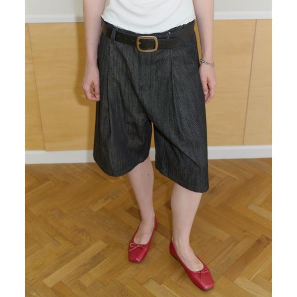 ZOZO問い合わせ番号:97254319ショップ:19 roots studio，ナインティーン ルーツ スタジオブランド:GIUNON，ジウノン商品名:one tuck bermuda pants / ワンタックバミューダパンツカテゴリ:...