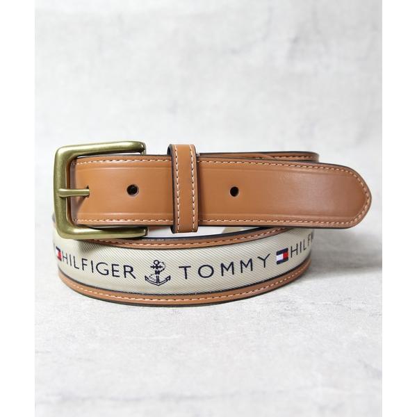 ZOZO問い合わせ番号:97254385ショップ:８(eight)，エイトブランド:TOMMY HILFIGER，トミーヒルフィガー，８(eight)，エイト商品名:TOMMY HILFIGER レザーロゴ入りベルトカテゴリ:ファッション雑...