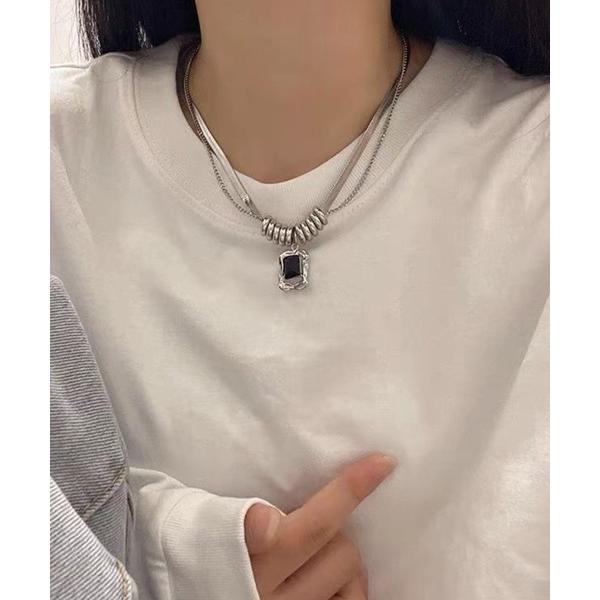 『セール実施中』ZOZO問い合わせ番号:97254565ショップ:Mayree，メイリーブランド:almo，アルモ，Mayree，メイリー商品名:ブラックポイントデザインネックレス/チェーンネックレス(RO)カテゴリ:アクセサリー>ネ...