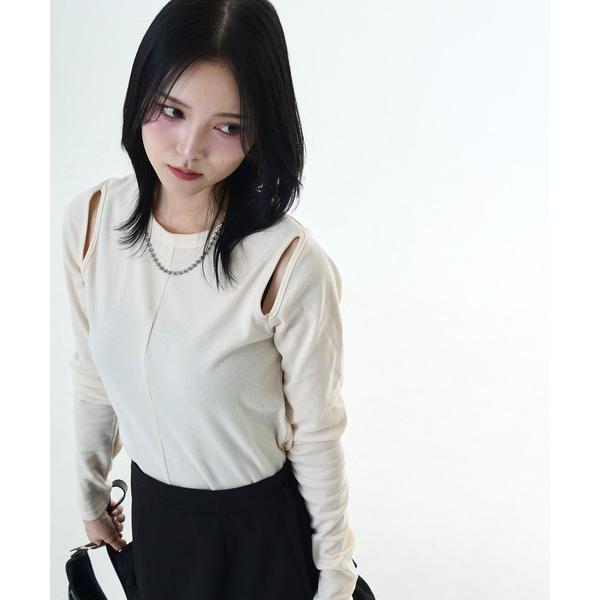 『セール実施中』ZOZO問い合わせ番号:97254772ショップ:SILVER BULLET，シルバーバレットブランド:DAESE TOKYO，デセトウキョウ商品名:『DAESE TOKYO/デセトウキョウ』カットリブカットアウトロングスリ...