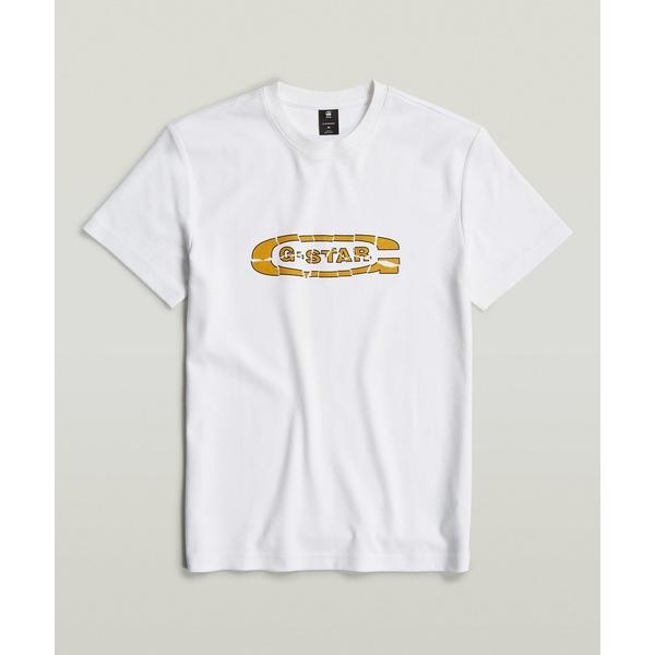 『セール実施中』ZOZO問い合わせ番号:97255404ショップ:G-STAR RAW，ジースター・ロゥブランド:G-STAR，ジースター商品名:Destroyed Old Skool Logo T-Shirt/グラフィックプリントクラシッ...