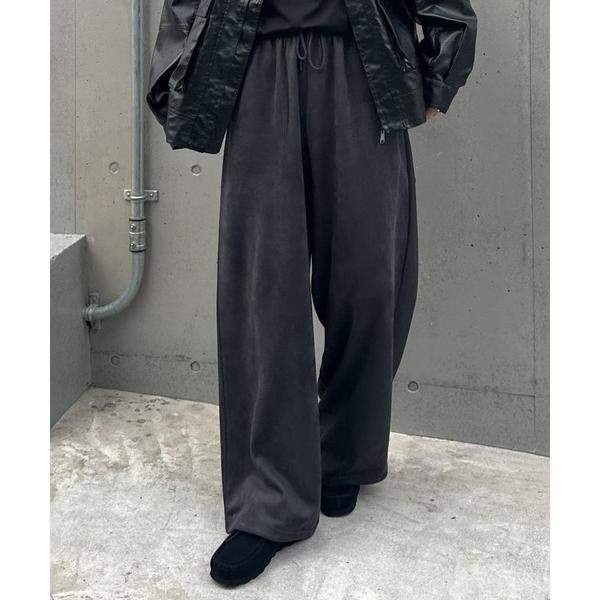 『タイムセール実施中』ZOZO問い合わせ番号:97256230ショップ:COLONY 2139，コロニー トゥーワンスリーナインブランド:COLONY 2139，コロニートゥーワンスリーナイン商品名:シンセティックスエードドロストワイドパン...