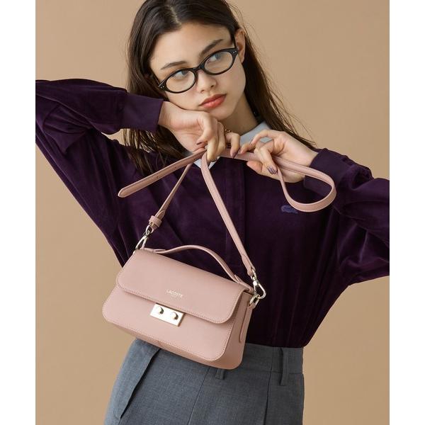 『タイムセール実施中』ZOZO問い合わせ番号:97287439ショップ:LACOSTE，ラコステブランド:LACOSTE，ラコステ商品名:シャンゼリゼ レザーショルダーバッグ / ハンドバッグカテゴリ:バッグ>ハンドバッグブランド品番...