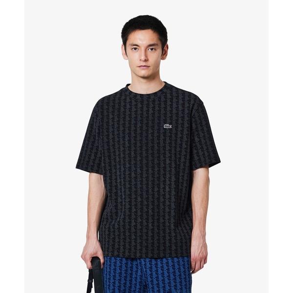 『セール実施中』ZOZO問い合わせ番号:97287455ショップ:LACOSTE，ラコステブランド:LACOSTE，ラコステ商品名:インディゴ鹿の子地 モノグラム半袖Tシャツカテゴリ:トップス>Tシャツ/カットソーブランド品番:TH2...