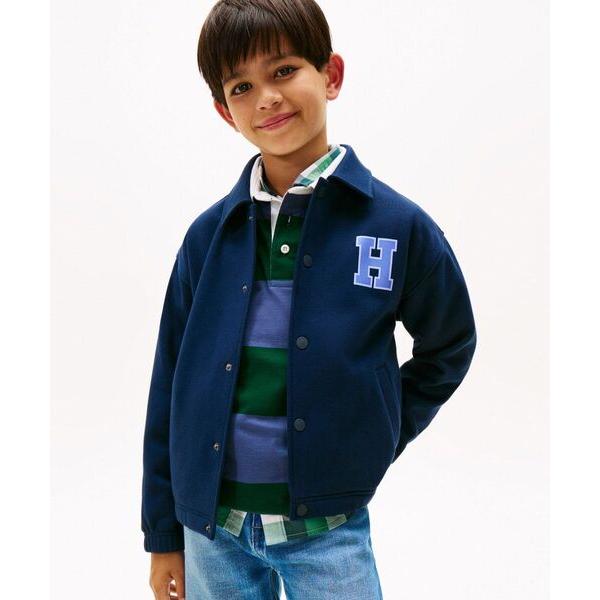 『セール実施中』ZOZO問い合わせ番号:97287573ショップ:TOMMY HILFIGER，トミー ヒルフィガーブランド:TOMMY HILFIGER，トミーヒルフィガー商品名:BOYS バーシティマルチバッジプリントボンバージャケット...
