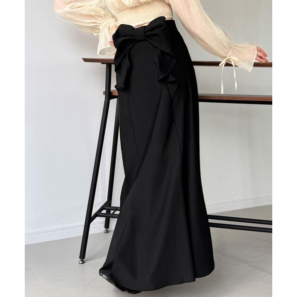 『タイムセール実施中』ZOZO問い合わせ番号:97290193ショップ:JUNOAH，ジュノアブランド:JUNOAH，ジュノア商品名:バックリボンマーメイドスカート（裏地無し）カテゴリ:スカート>スカートブランド品番:fram0421...