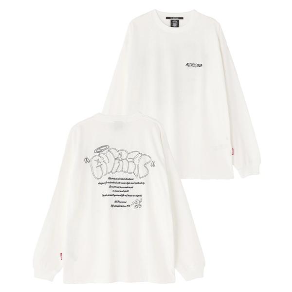 『セール実施中』ZOZO問い合わせ番号:97290218ショップ:AVIREX，アヴィレックスブランド:AVIREX，アヴィレックス商品名:《直営店限定》GRAFFITI EMBROIDERY L/S T-SHIRT / グラフィティ 刺繍...