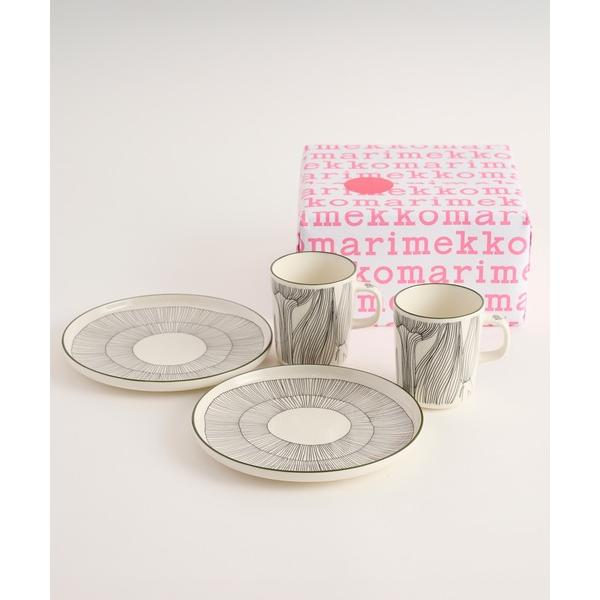 ZOZO問い合わせ番号:97290239ショップ:marimekko，マリメッコブランド:marimekko，マリメッコ商品名:【gift set】Kukat Puhkeavat / Breakfast setカテゴリ:食器/キッチン&gt...