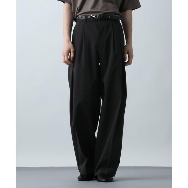 『セール実施中』ZOZO問い合わせ番号:97291578ショップ:HARE，ハレブランド:HARE，ハレ商品名:【SET UP対応】クリスプディープタックワイドパンツ(HARE)カテゴリ:パンツ>スラックスブランド品番:588518素...