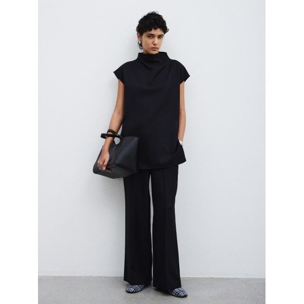 『セール実施中』ZOZO問い合わせ番号:97322758ショップ:Mila Owen，ミラ オーウェンブランド:Mila Owen，ミラオーウェン商品名:【セットアイテム】ドレープブラウスセミフレアゴムパンツSET UPカテゴリ:パンツ&g...