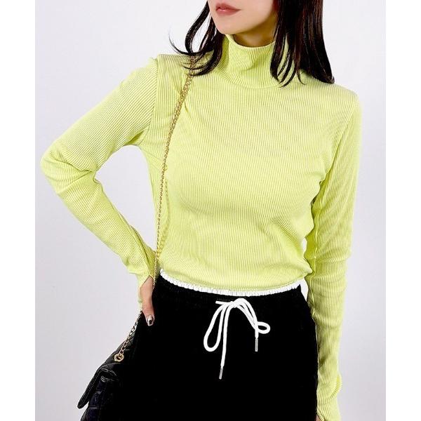 『タイムセール実施中』ZOZO問い合わせ番号:97322800ショップ:Ada.，エイダブランド:CLOTHY，クロシィ商品名:【ラフに着こなす、計算されたカジュアル。】テレコ長袖サムホール付きタートルネックトップスカテゴリ:トップス&gt...