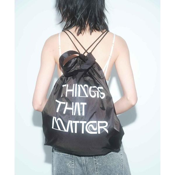 ZOZO問い合わせ番号:97322878ショップ:THINGS THAT MATTER，シングスザットマターブランド:THINGS THAT MATTER，シングス ザット マター商品名:TTM DRAWSTRING BAG / TTMドロ...
