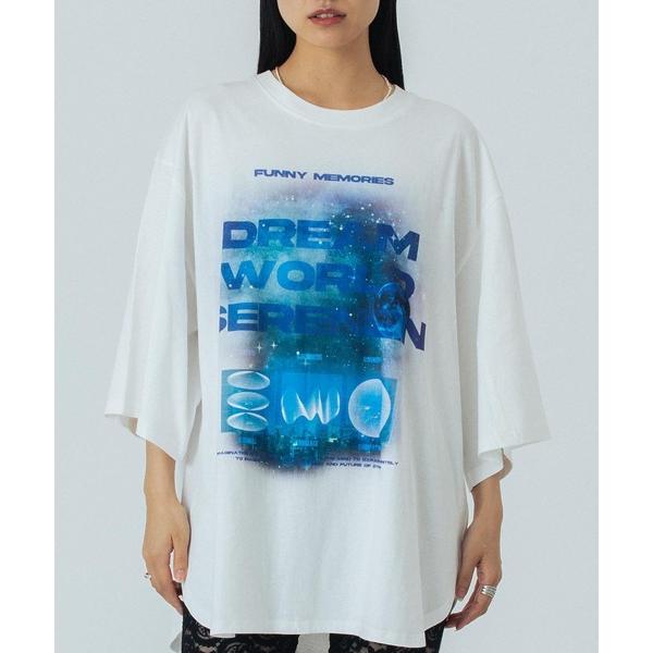 『セール実施中』ZOZO問い合わせ番号:97323109ショップ:ROSE BUD，ローズバッドブランド:OKIRAKU，オキラク，ROSE BUD，ローズバッド商品名:(OKIRAKU×ROSEBUD)GRAPHIC BIG TEEカテゴ...