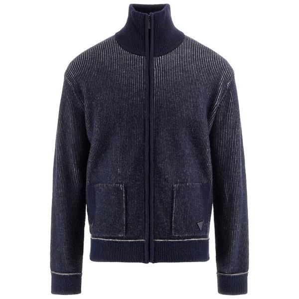 『セール実施中』ZOZO問い合わせ番号:97323130ショップ:GUESS，ゲスブランド:Guess，ゲス商品名:JERROLD Zipped Cardi Vanise Sw ブルゾン アウターカテゴリ:ジャケット/アウター>ブルゾ...