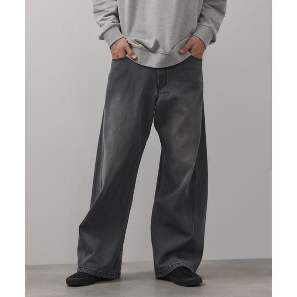 ZOZO問い合わせ番号:97323934ショップ:Mac-House，マックハウスブランド:Mac-House，マックハウス商品名:Curved Wide-Leg Denim Pants　デニムカーブワイドパンツカテゴリ:パンツ>デニ...