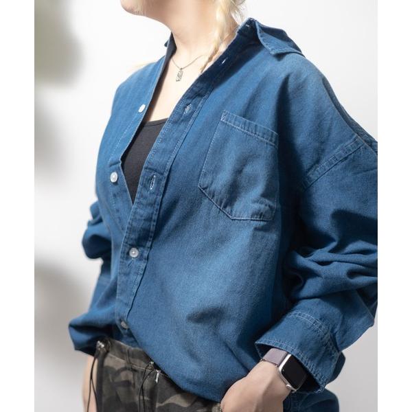 『タイムセール実施中』ZOZO問い合わせ番号:97324888ショップ:NO WAY，ノー ウェイブランド:NO WAY，ノーウェイ商品名:/6.5oz ライトデニムシャツ/カテゴリ:トップス>シャツ/ブラウスブランド品番:33812...