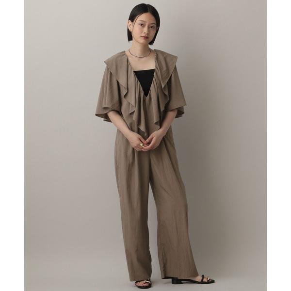 『タイムセール実施中』ZOZO問い合わせ番号:97324900ショップ:A part by，アパートバイブランド:A part by，アパートバイ商品名:フリルVオールインワンカテゴリ:オールインワン・サロペット>つなぎ/オールインワ...