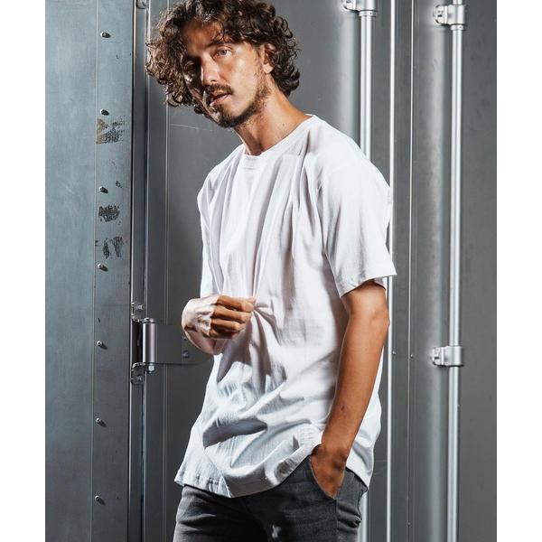 ZOZO問い合わせ番号:97325059ショップ:CMB by CAMBIO，シーエムビー バイ カンビオブランド:wjk reluxe，ダブルジェーケーリラックス商品名:mt9880-open end yarn short sleeve ...