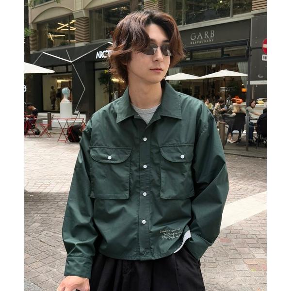 ZOZO問い合わせ番号:97325522ショップ:Auntie Rosa，アンティローザブランド:UNDERSTATEMENTs，アンダーステイトメント商品名:【ユニセックス】ビッグポケットワンポイント刺繍ショートシャツカテゴリ:トップス&...