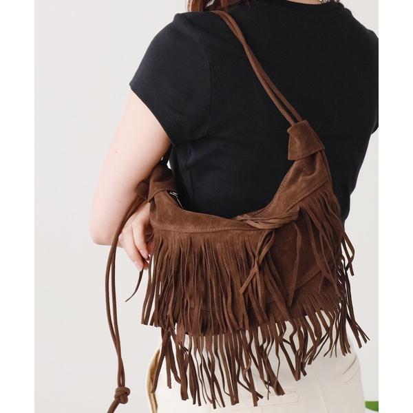 『タイムセール実施中』ZOZO問い合わせ番号:97325677ショップ:ROOP TOKYO，ループトーキョーブランド:ROOPTOKYO，ループトウキョウ商品名:Fringe HalfMoon Shoulder Bag / フリンジハーフ...