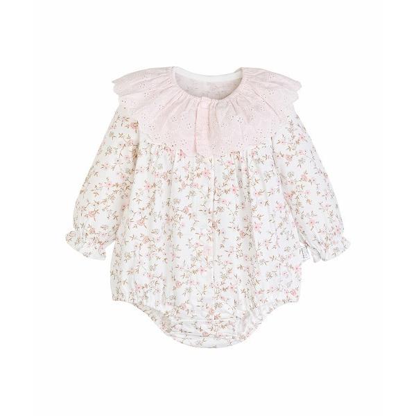 『セール実施中』※このアイテムは返品・交換対象外商品です。ZOZO問い合わせ番号:97330525ショップ:moimoln，モイモルンブランド:moimoln，モイモルン商品名:【2点セット】レトロフラワーロンパース＆レーススタイカテゴリ:...