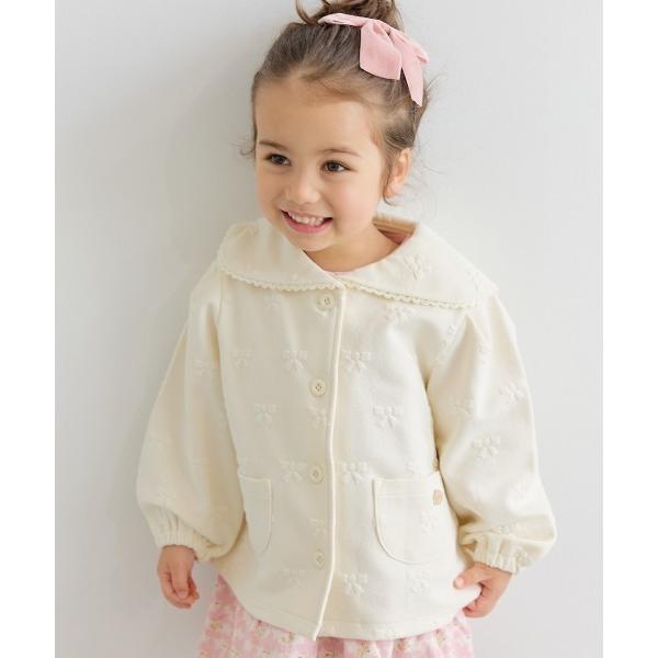 『セール実施中』ZOZO問い合わせ番号:97330567ショップ:moimoln，モイモルンブランド:moimoln，モイモルン商品名:リボンジャカード襟付きカーディガンカテゴリ:トップス>カーディガン/ボレロブランド品番:M253G...