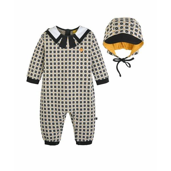 『セール実施中』ZOZO問い合わせ番号:97330777ショップ:moimoln，モイモルンブランド:moimoln，モイモルン商品名:【2点セット】レオジャガードカバーオール＆帽子カテゴリ:ジャケット/アウター>カバーオールブランド...