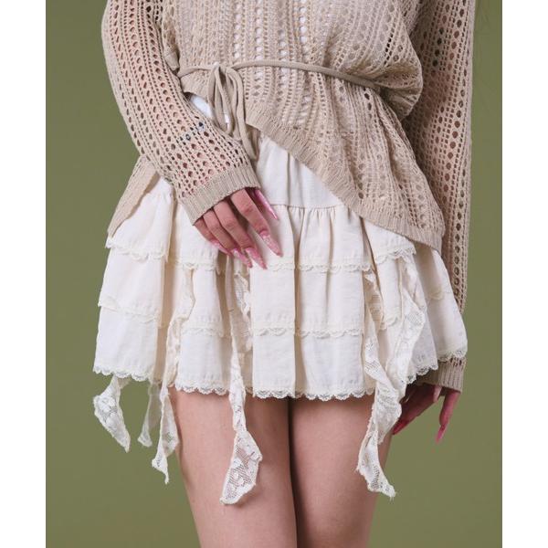 『セール実施中』ZOZO問い合わせ番号:97356386ショップ:WEGO，ウィゴーブランド:DISPARK，ディスパーク，WEGO，ウィゴー商品名:DISPARK/ティアードイレヘムスカパンカテゴリ:スカート>スカートブランド品番:...