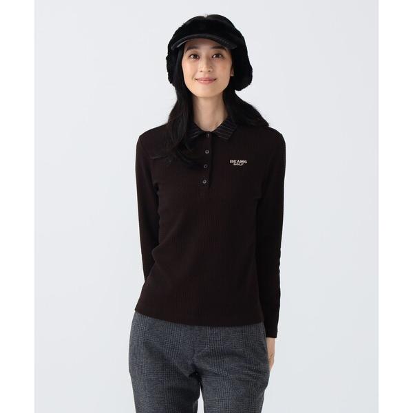 『タイムセール実施中』ZOZO問い合わせ番号:97356914ショップ:BEAMS GOLF，ビームスゴルフブランド:BEAMS GOLF，ビームスゴルフ商品名:PURPLE LABEL / ストライプ襟 ロングスリーブ ポロシャツカテゴリ...
